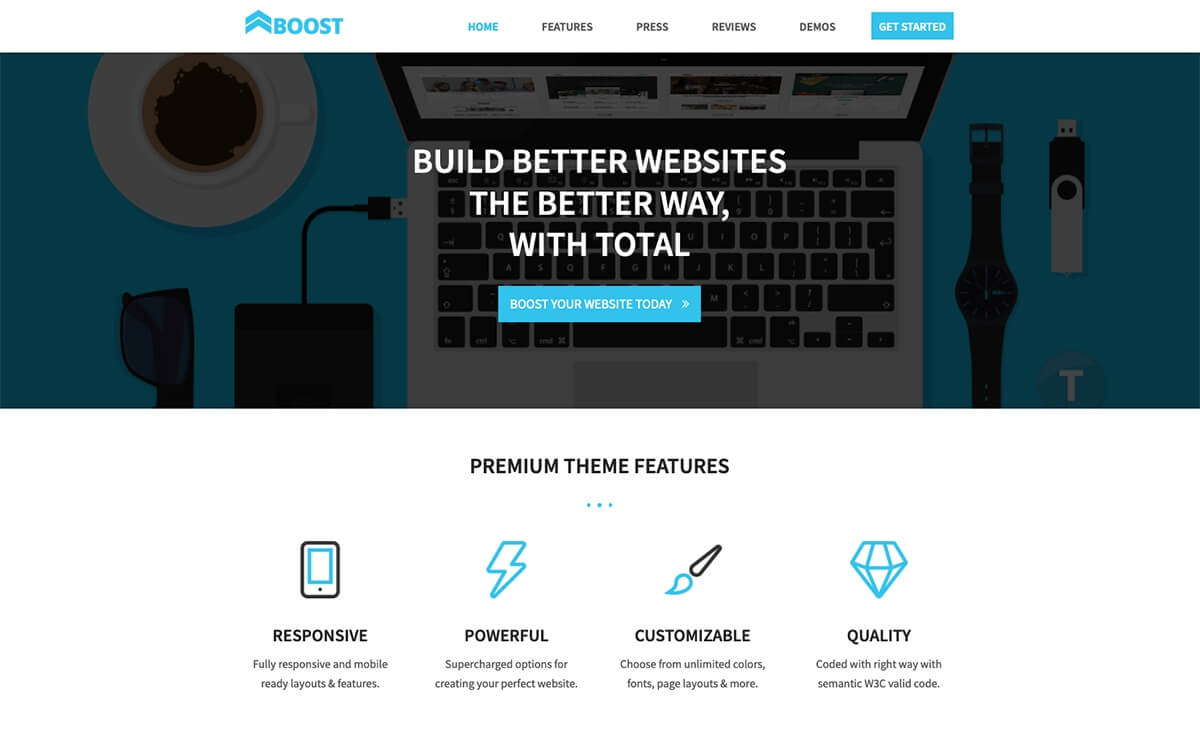 Total | Multi-Purpose Premium WordPress Theme